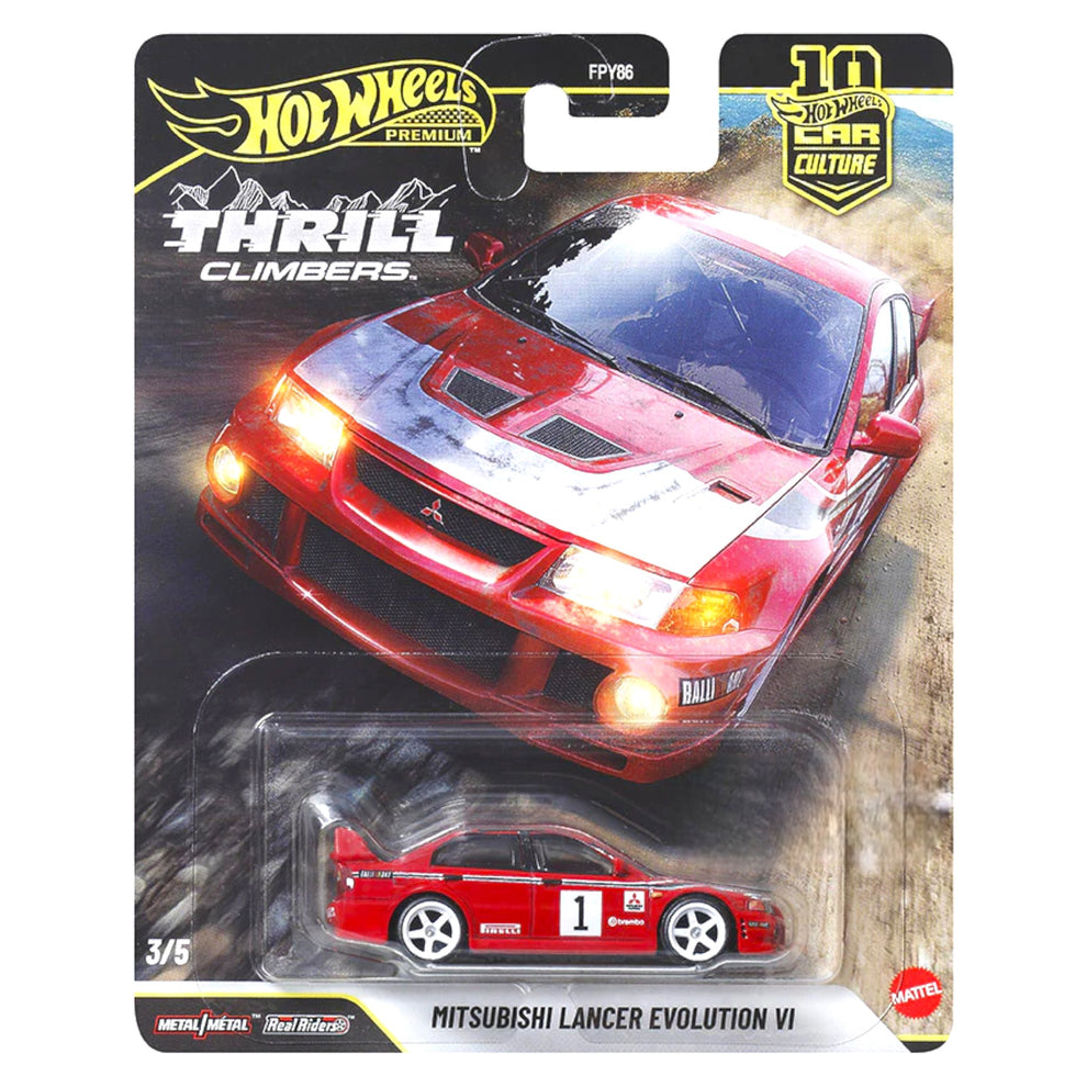 Hot Wheels 2026 - Pre-Order - Thrill Climbers - Mitsubishi Lancer Evol – einszu64