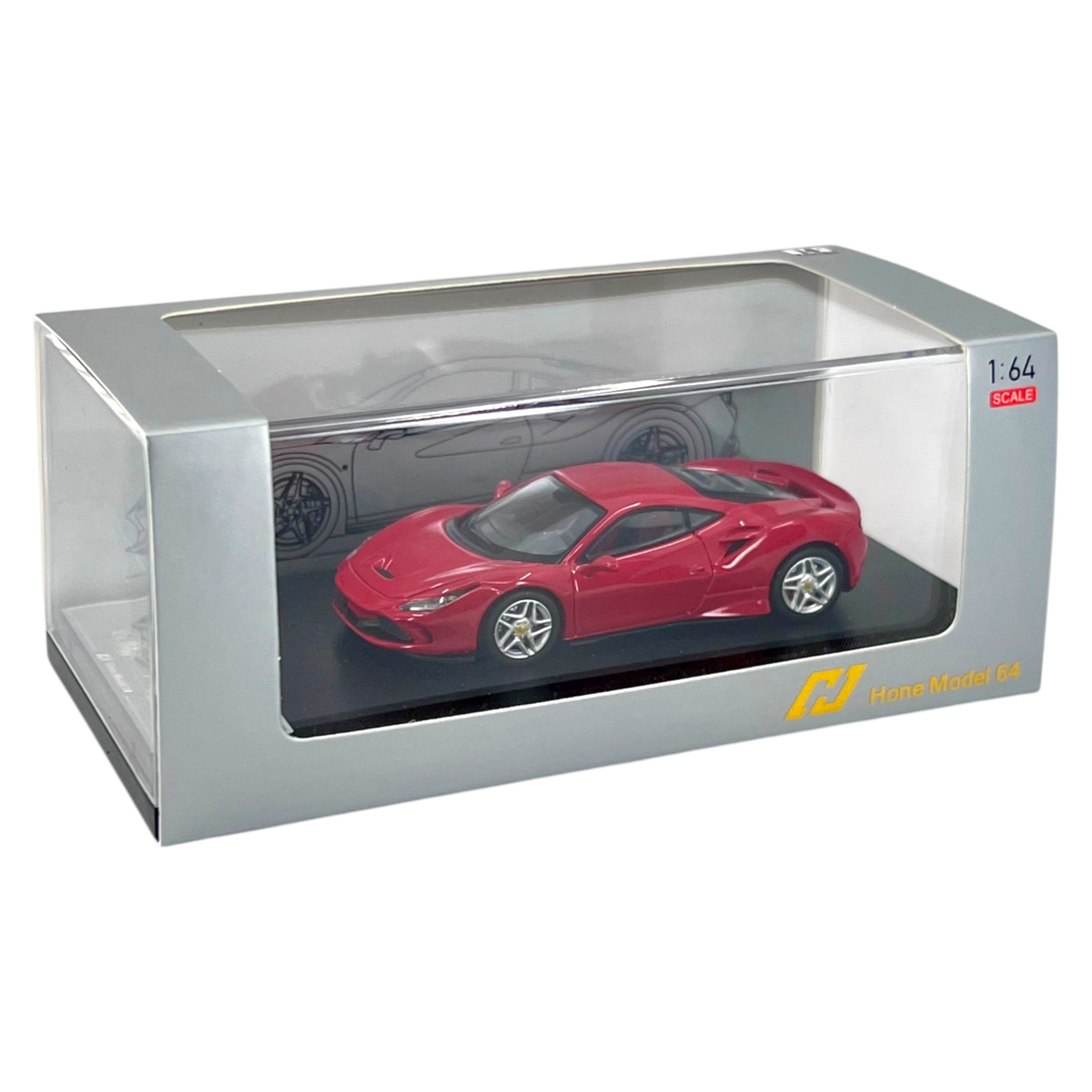 Hone Models - Ferrari F8 Tributo Rosso Corsa - HM64-F8T-ROS – einszu64