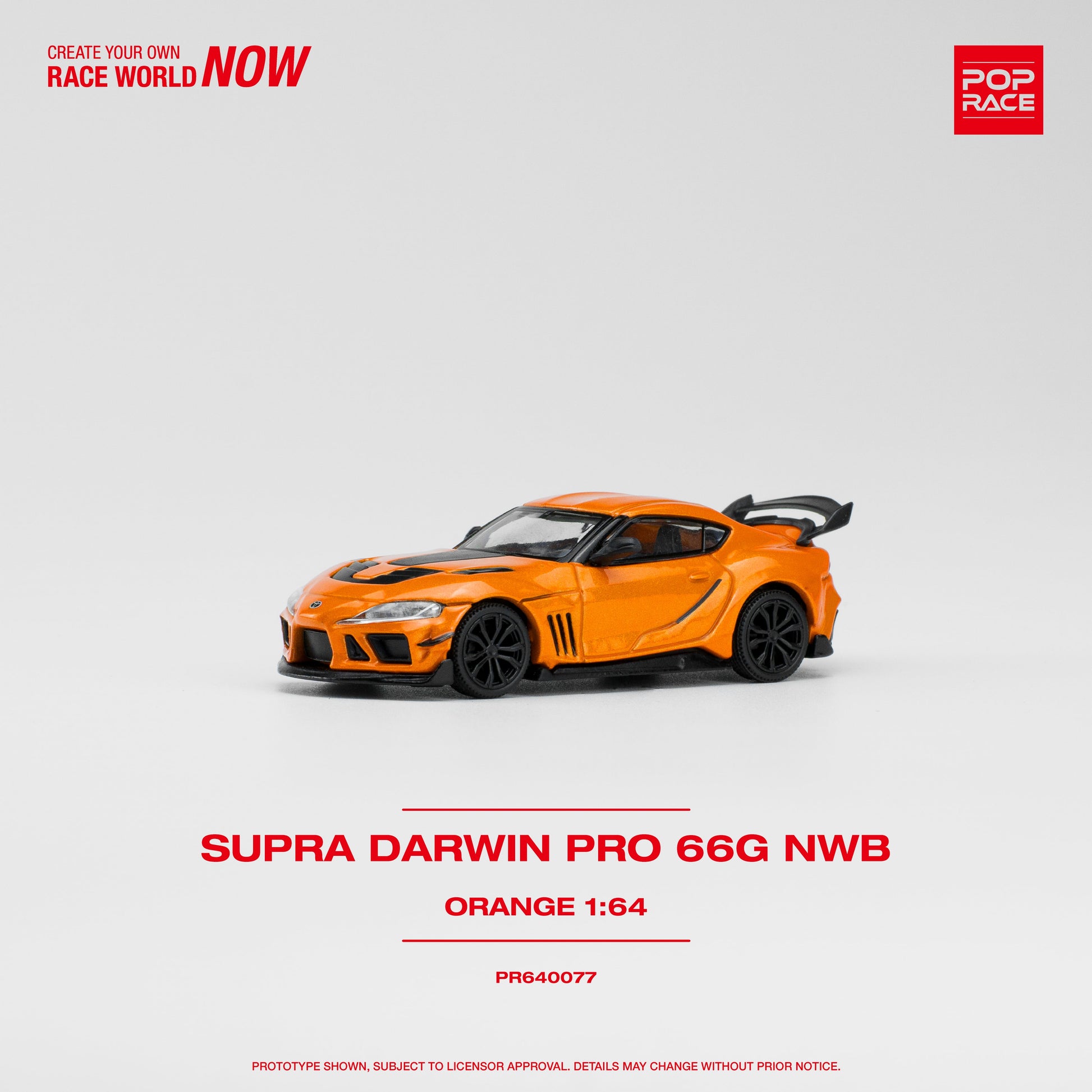 Pop Race - Pre-Order - Toyota Supra Darwin Pro 66G NWB, orange - PR640 ...